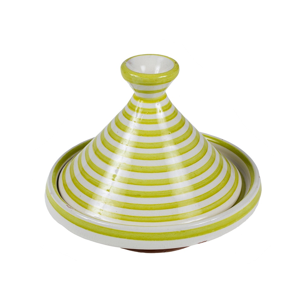 White / green striped tajín - The African Touch