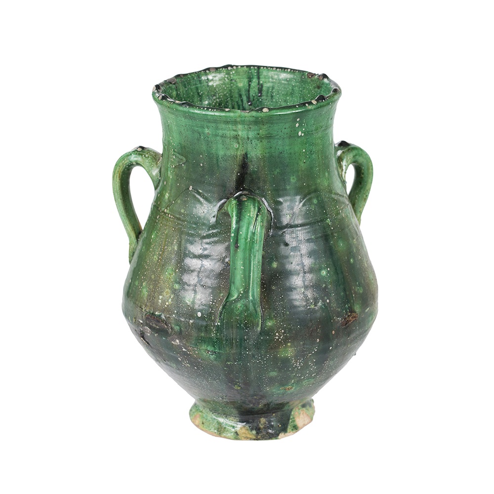 Green pottery ∅ 12 Cm. - The African Touch